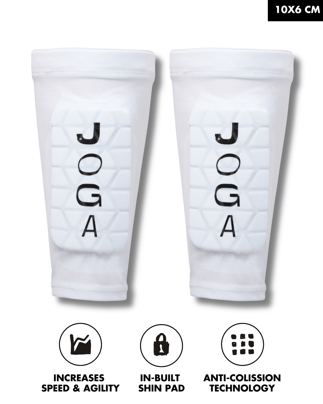 Mini Shin Pads - White